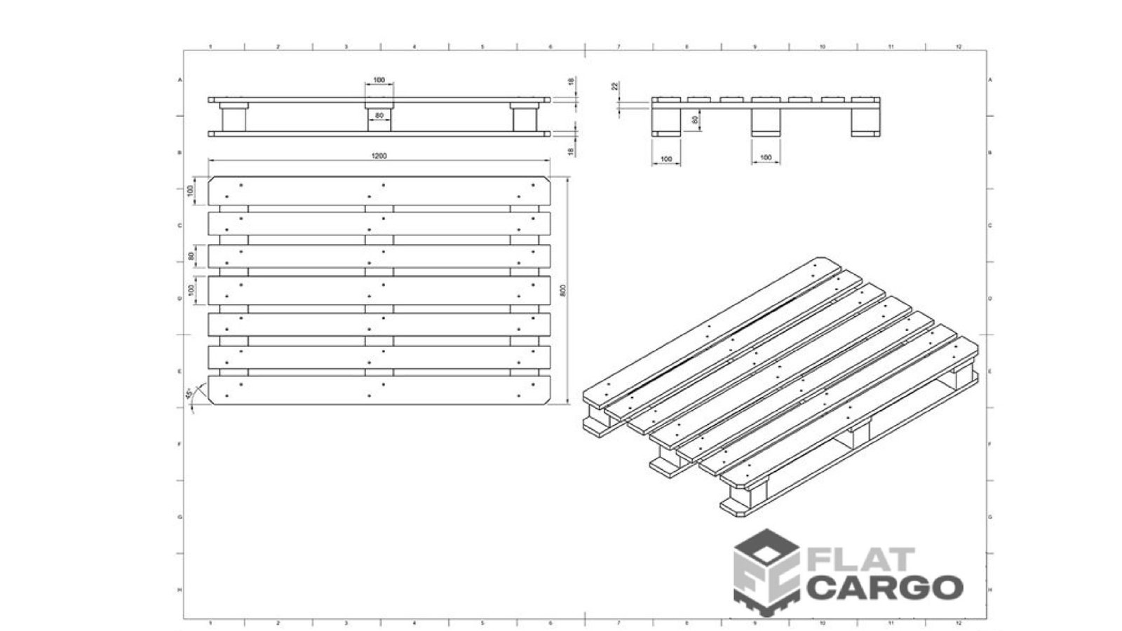 New CP2 pallet 800x1200x144 - Flat Cargo