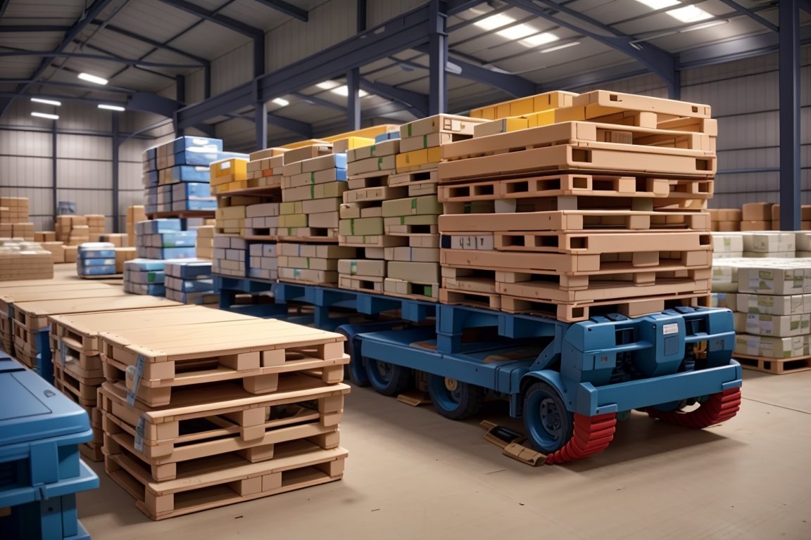 Achetez Demi Palette Plastique - Robuste & Éco-responsable